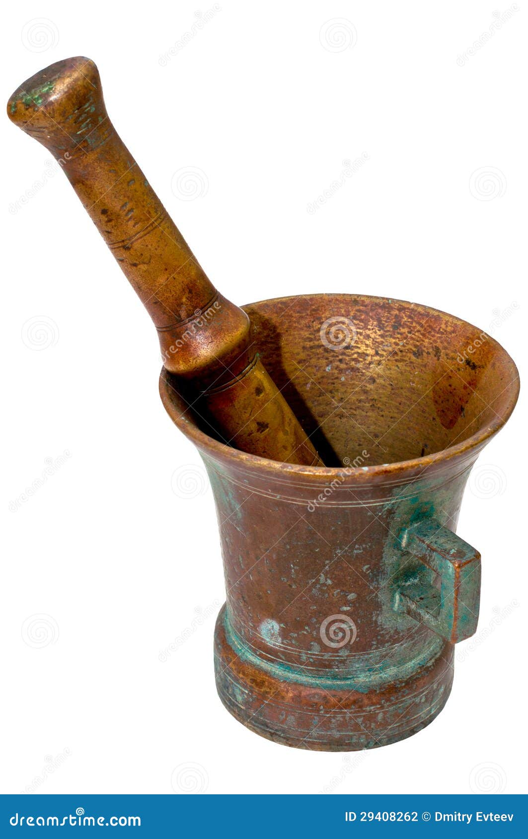 Copper mortar stock photo. Image of heavy, mortar, vintage - 29408262