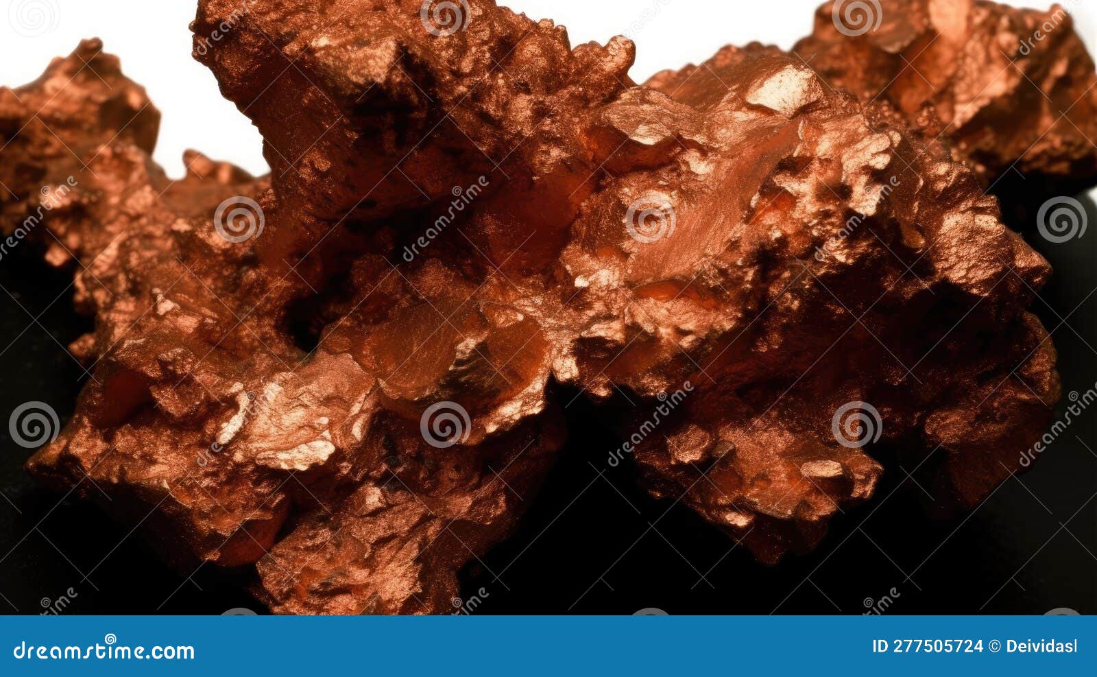 Copper Ore Background With 16:9 Aspect Ratio Stock Photo ...