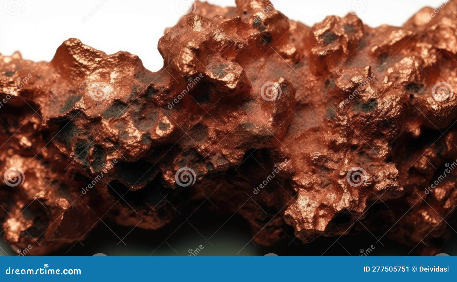 Copper Ore Background with 16:9 Aspect Ratio Stock Illustration ...