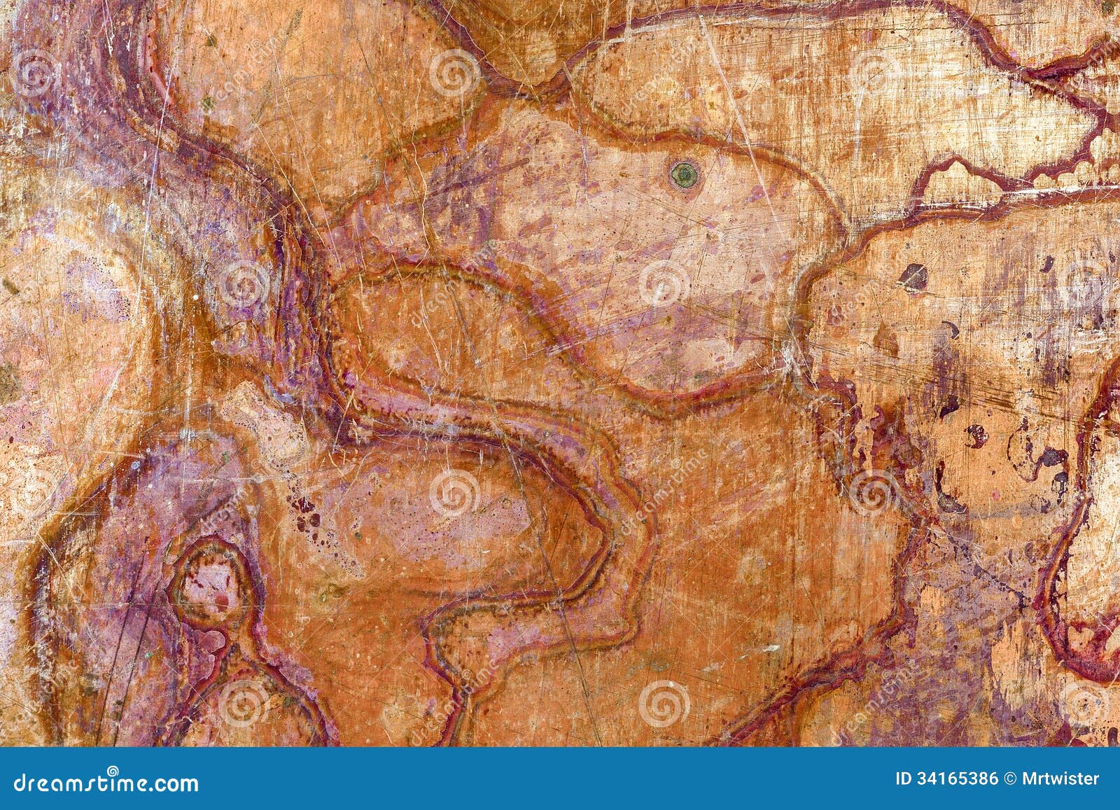 Copper oxidation stock photo. Image of aged, flat, frame - 34165386