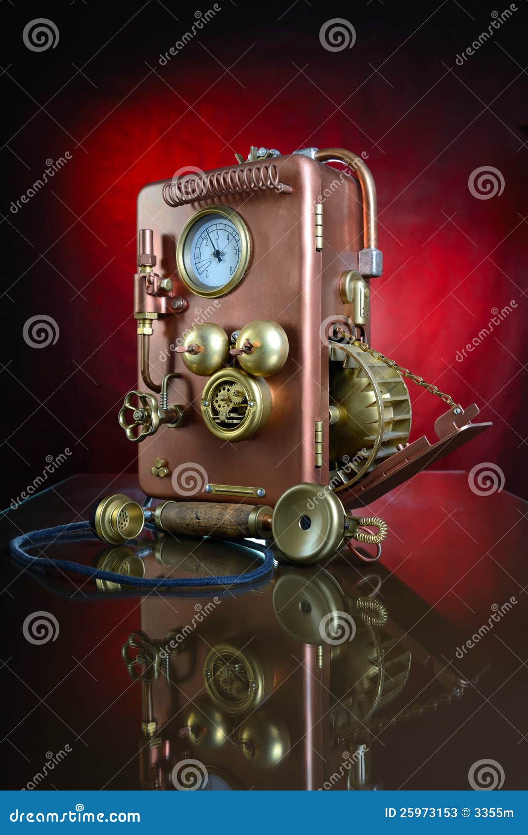 Copper Phone. stock image. Image of talking, technology - 25973153