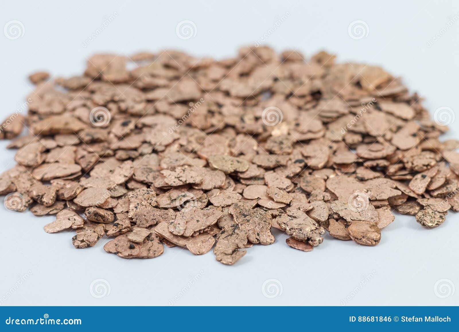 Copper piece pile stock photo. Image of gems, crystal - 88681846