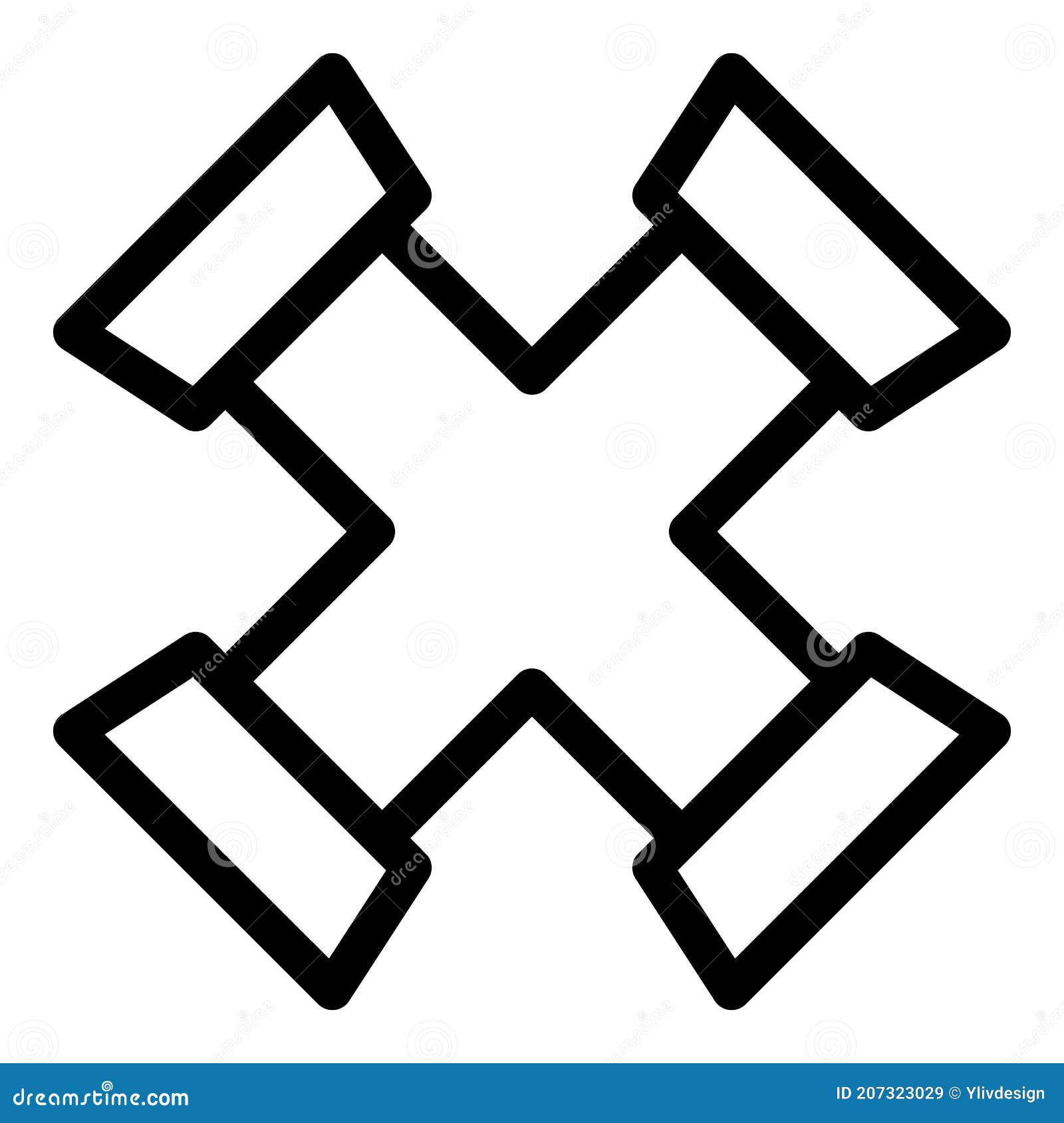 Copper Pipe Icon, Outline Style Stock Illustration - Illustration of ...