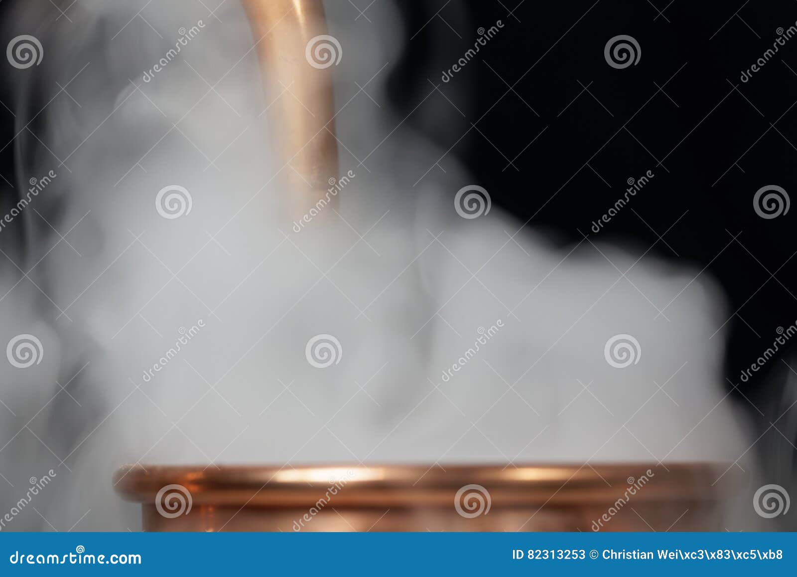 Copper pipe with steam stock image. Image of copper, distillery - 82313253