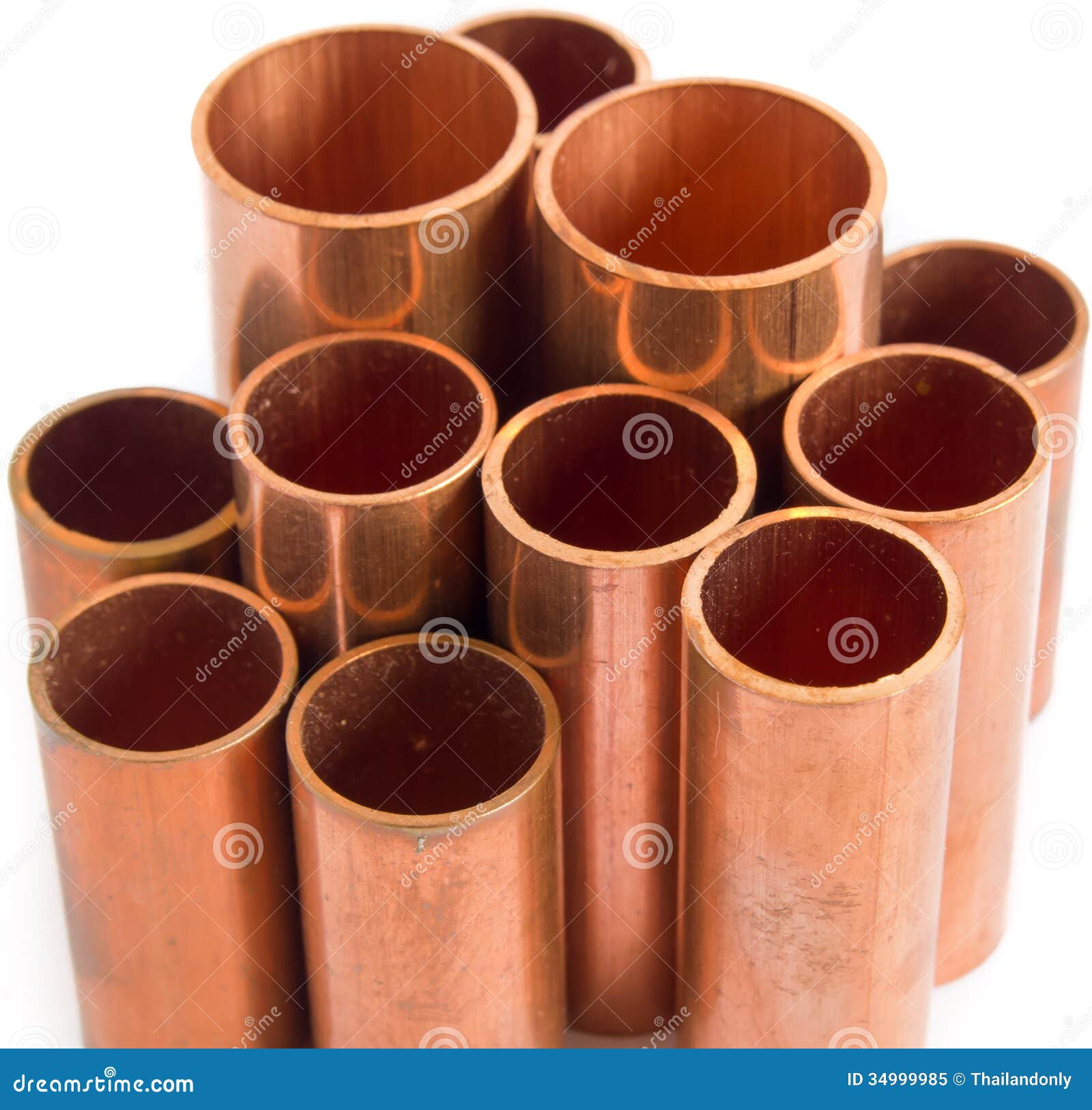 Copper Pipe Fitting Or Brass Joint Inside And Outside Thread Setting On ...