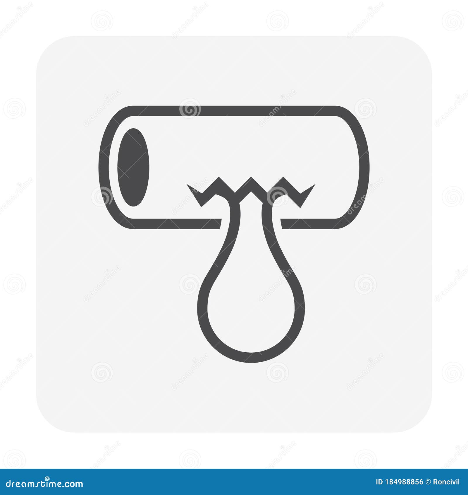 Copper pipe welding stock vector. Illustration of heat - 184988856