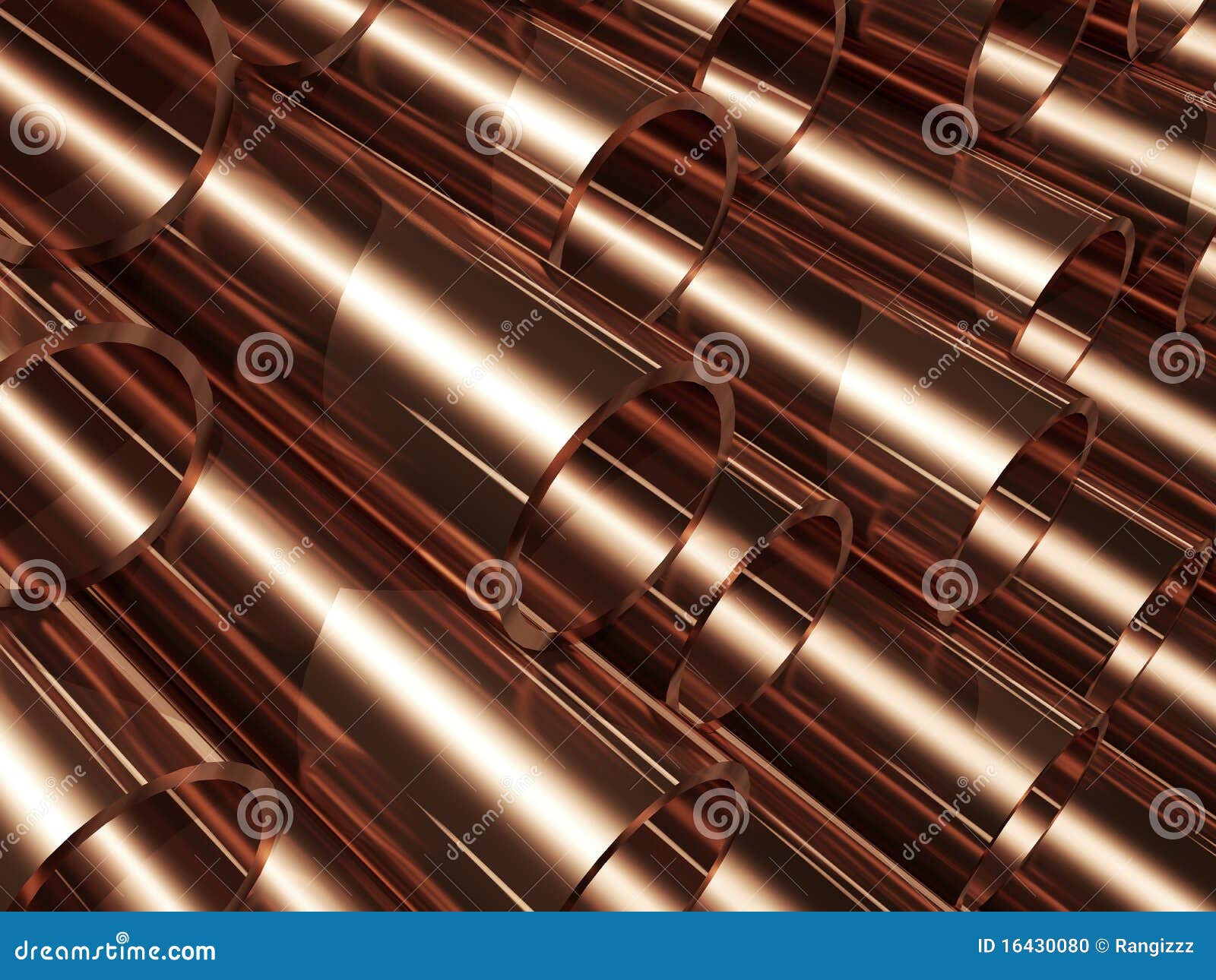 Copper pipes stock photo. Image of equipment, energy - 16430080