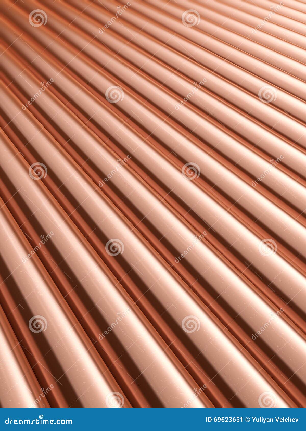 Copper pipes background stock illustration. Illustration of shiny ...