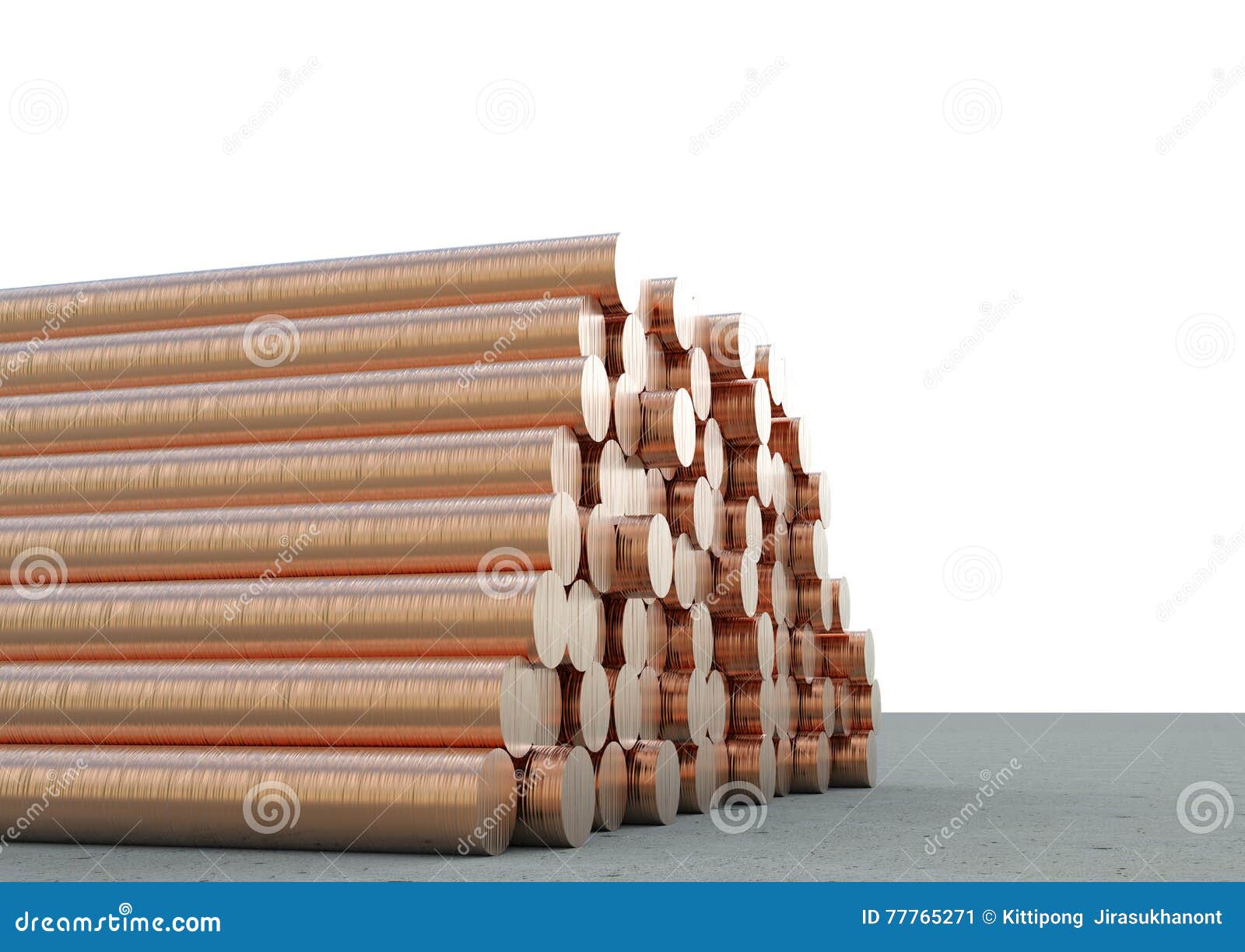 Copper pipes stock image. Image of chrome, stack, copper - 77765271