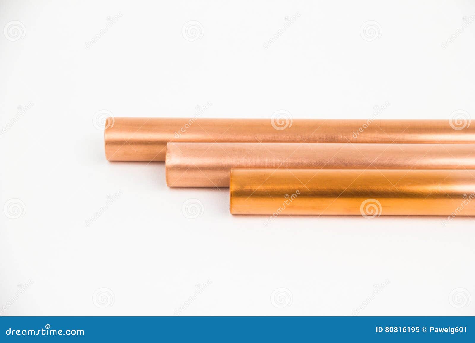 The copper pipes stock image. Image of pipe, pipeline - 80816195