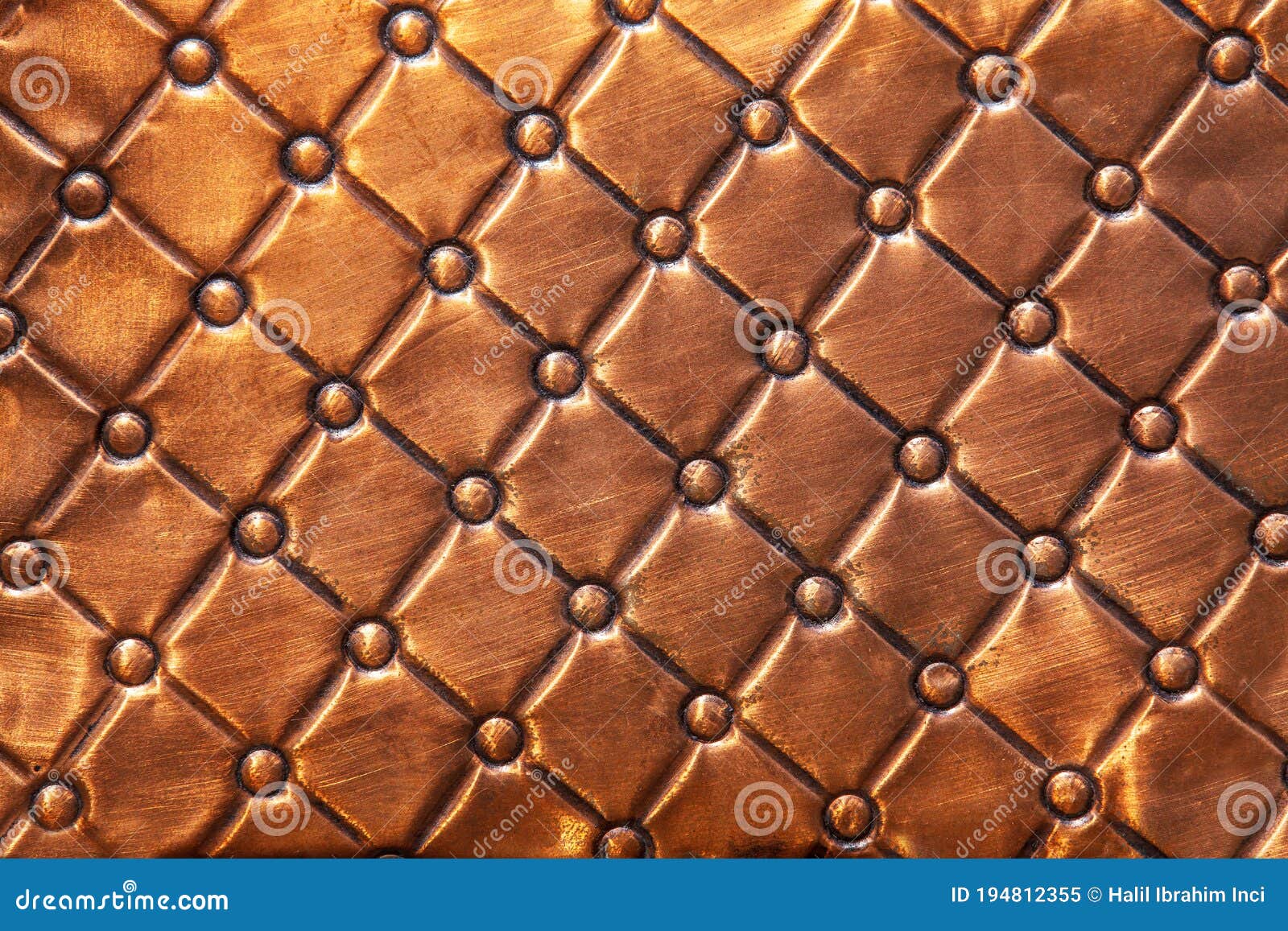 Patterned copper plate stock image. Image of armor, scales - 194812355