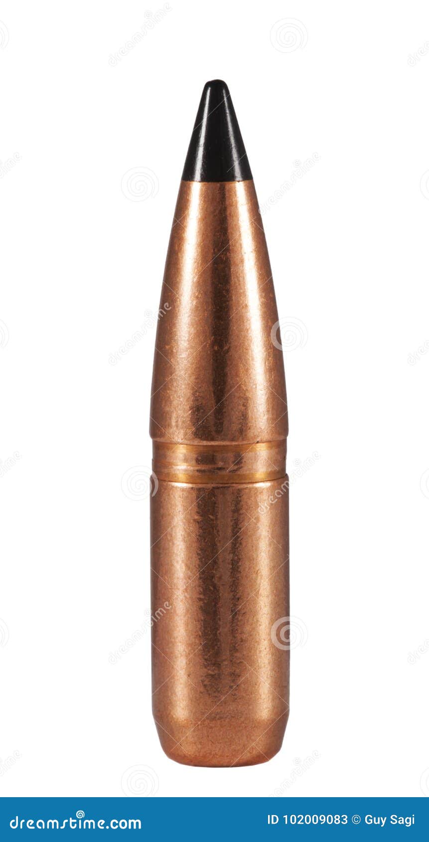 Polymer tipped bullet stock image. Image of projectile - 102009083