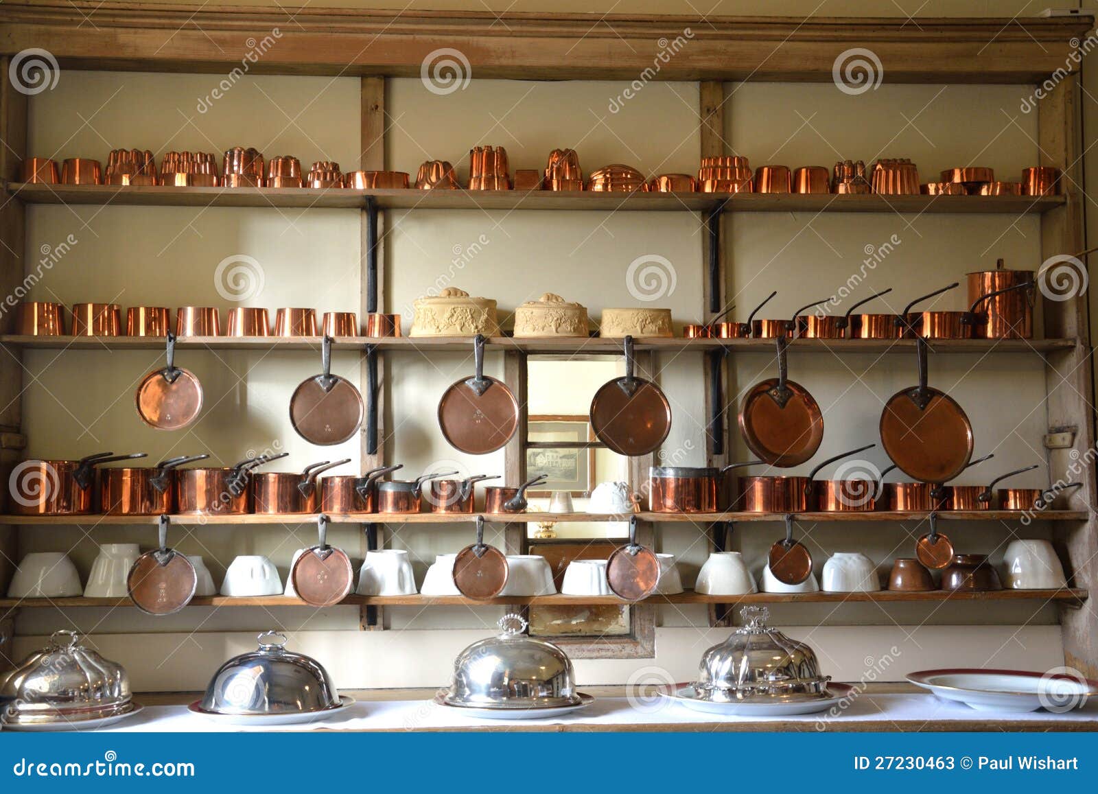 Copper pots stock image. Image of shiny, culinary, equipment - 27230463