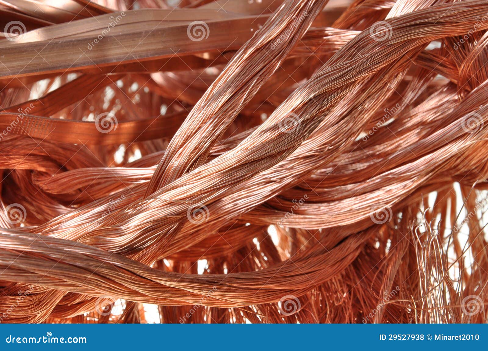 Copper raw material stock photo. Image of close, electrical - 29527938