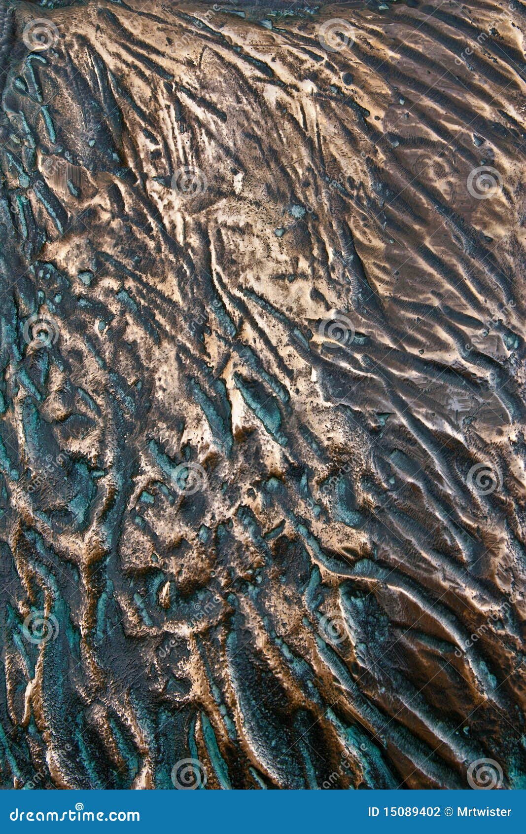 Copper Ripple stock photo. Image of descriptive, metal - 15089402