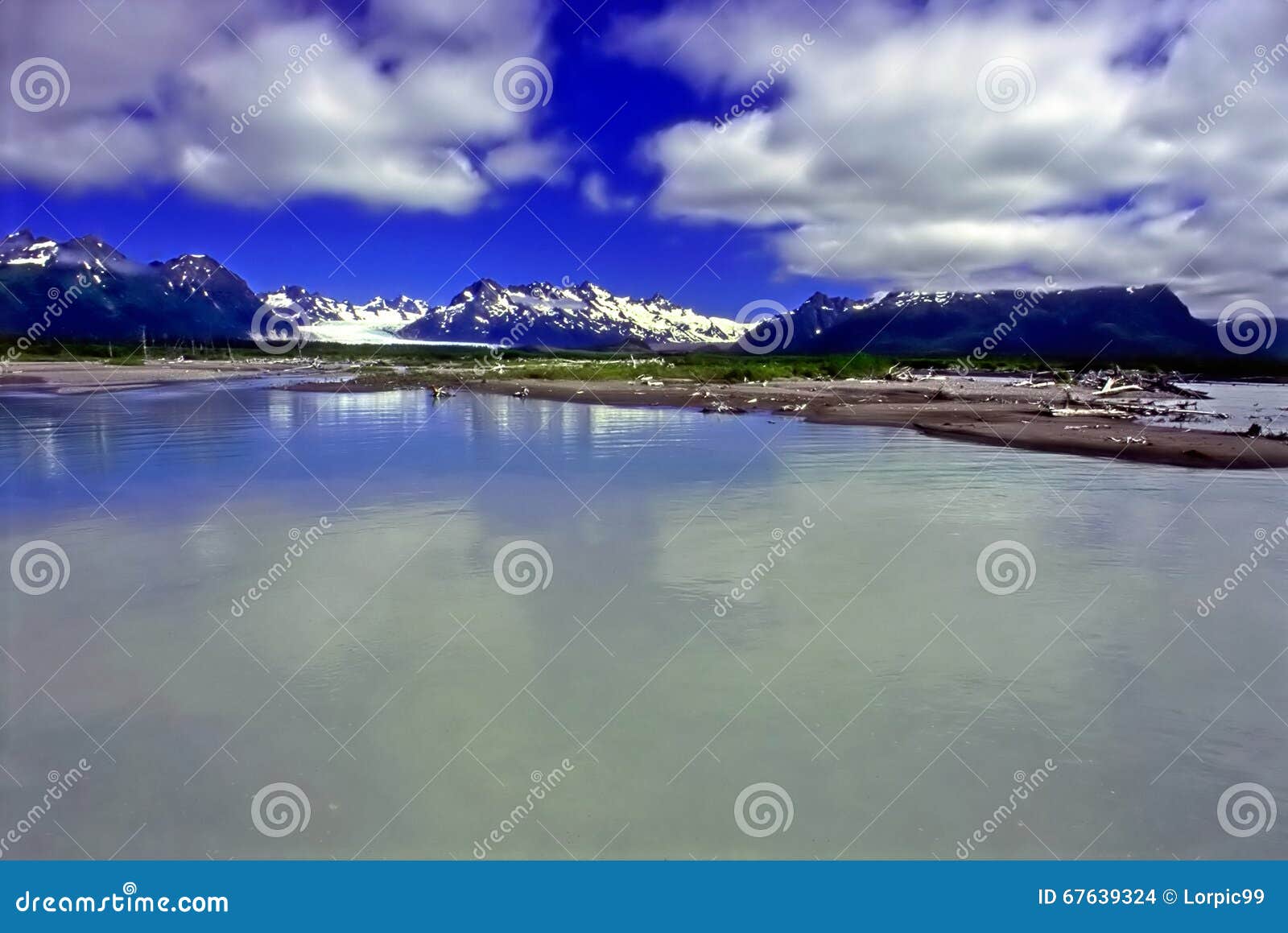 Copper River, Alaska stock photo. Image of river, copper - 67639324