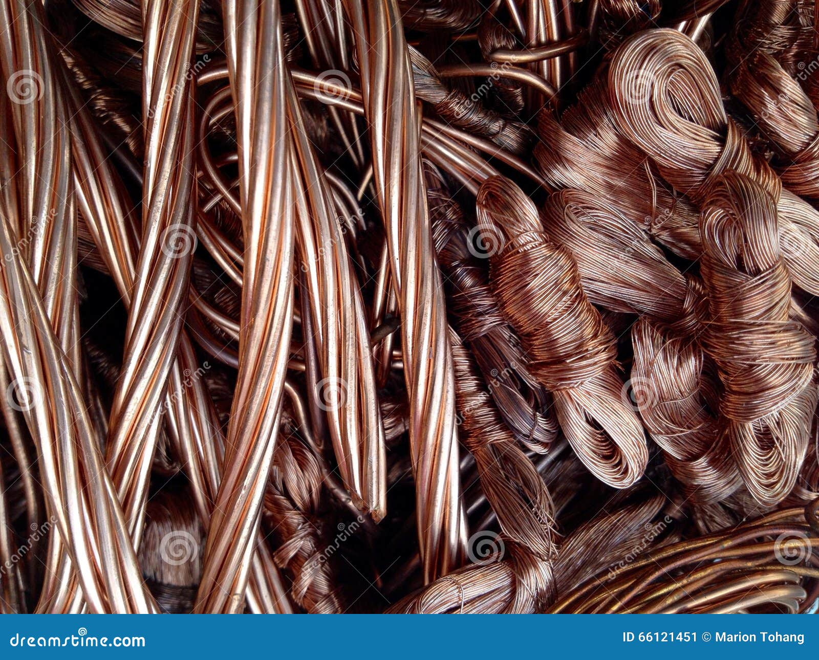Copper scrap, millberry stock image. Image of copper - 66121451