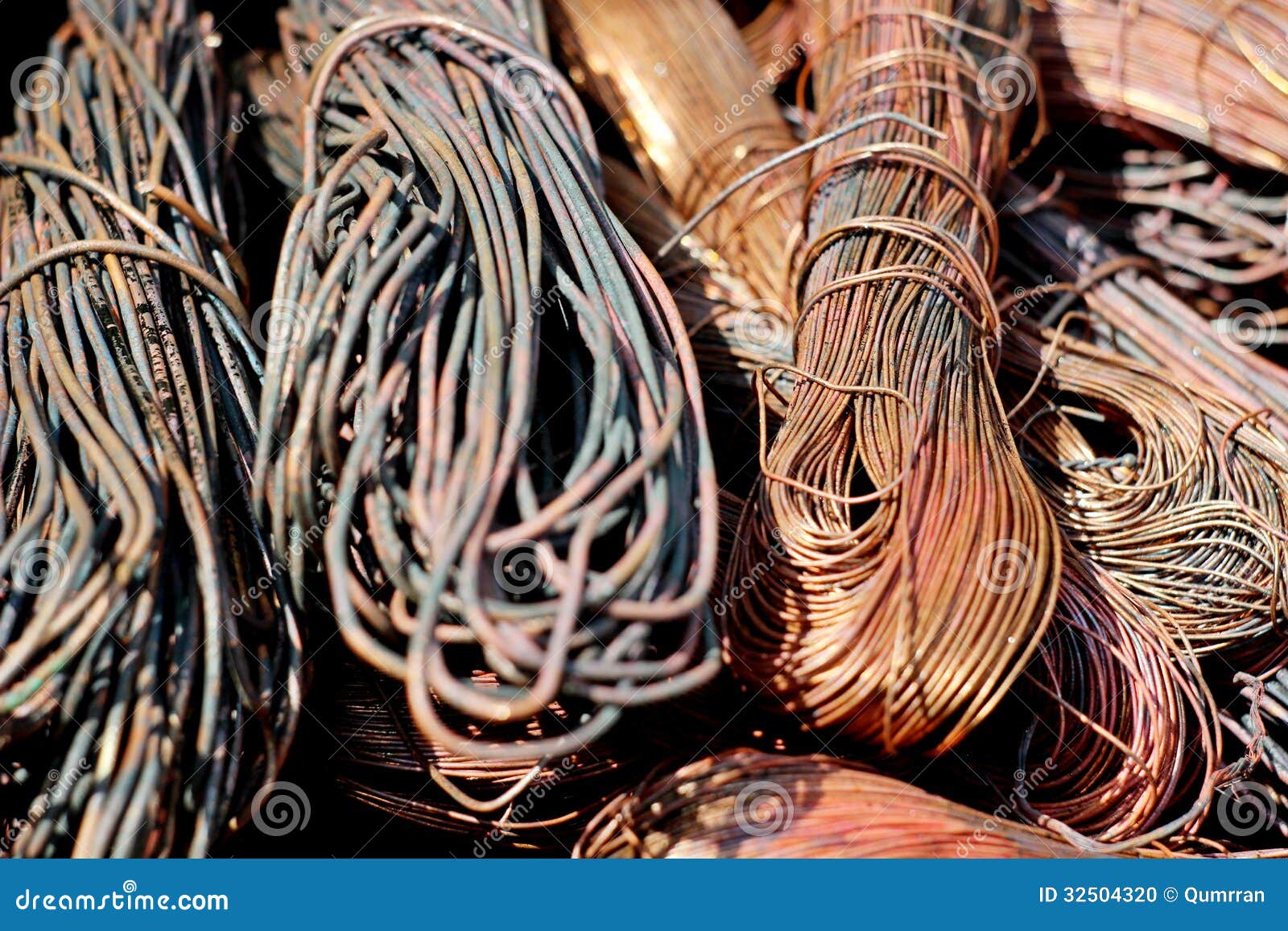 Copper scrap stock photo. Image of junkyard, metal, electric - 32504320
