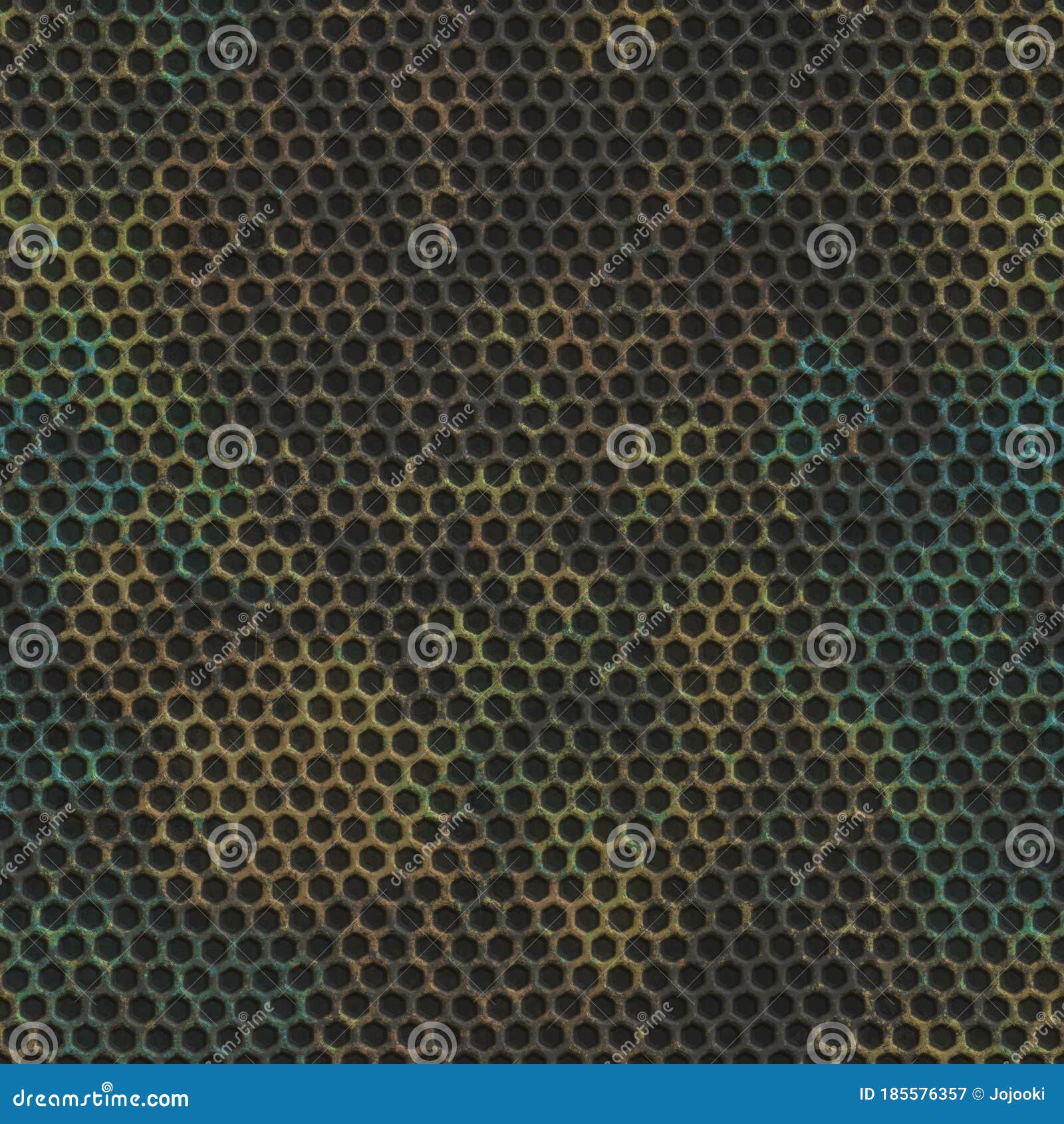 Copper Seamless Texture with Geometric Pattern on a Oxide Metallic ...