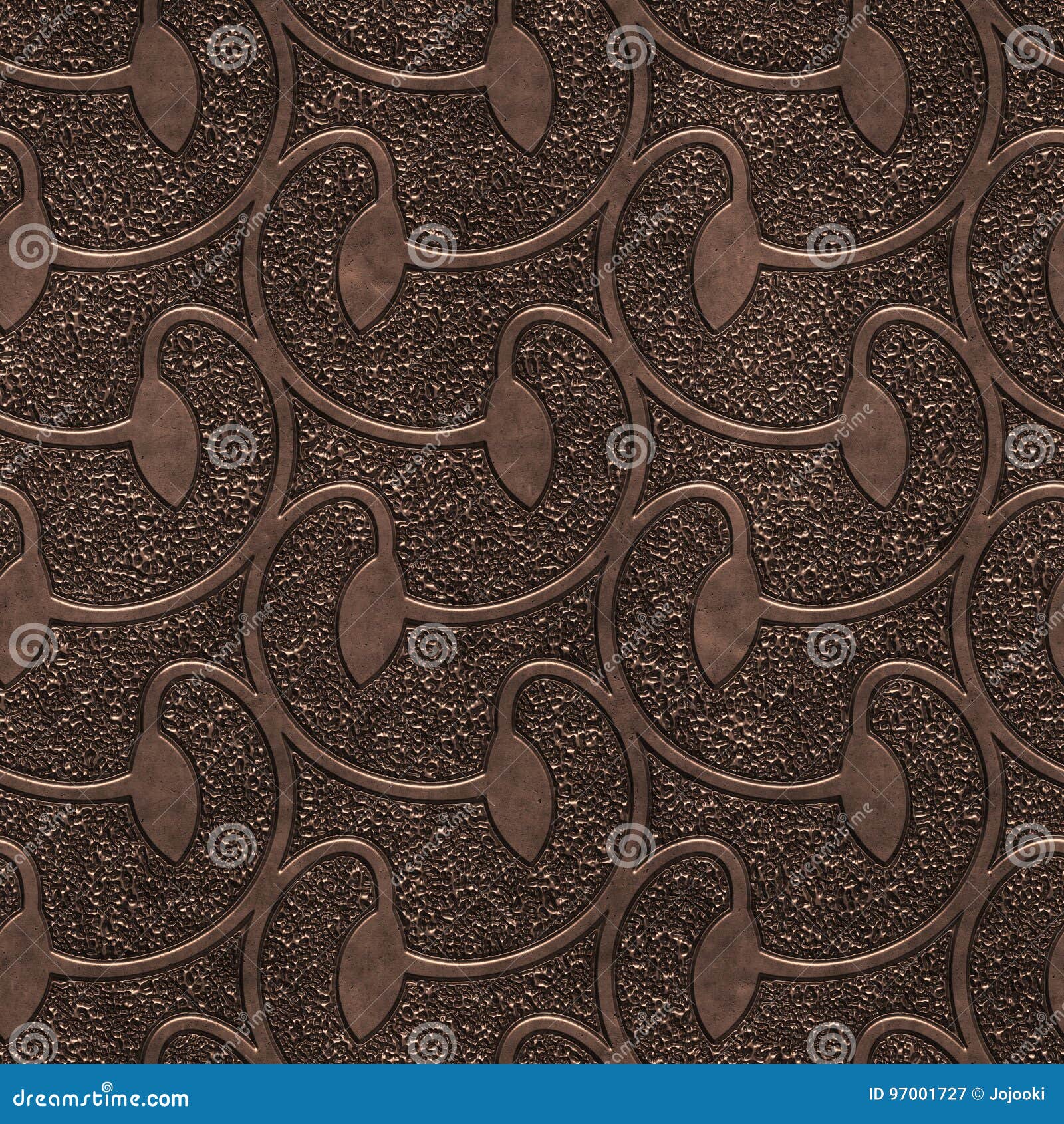 Copper Seamless Texture with Pattern Stock Illustration - Illustration ...