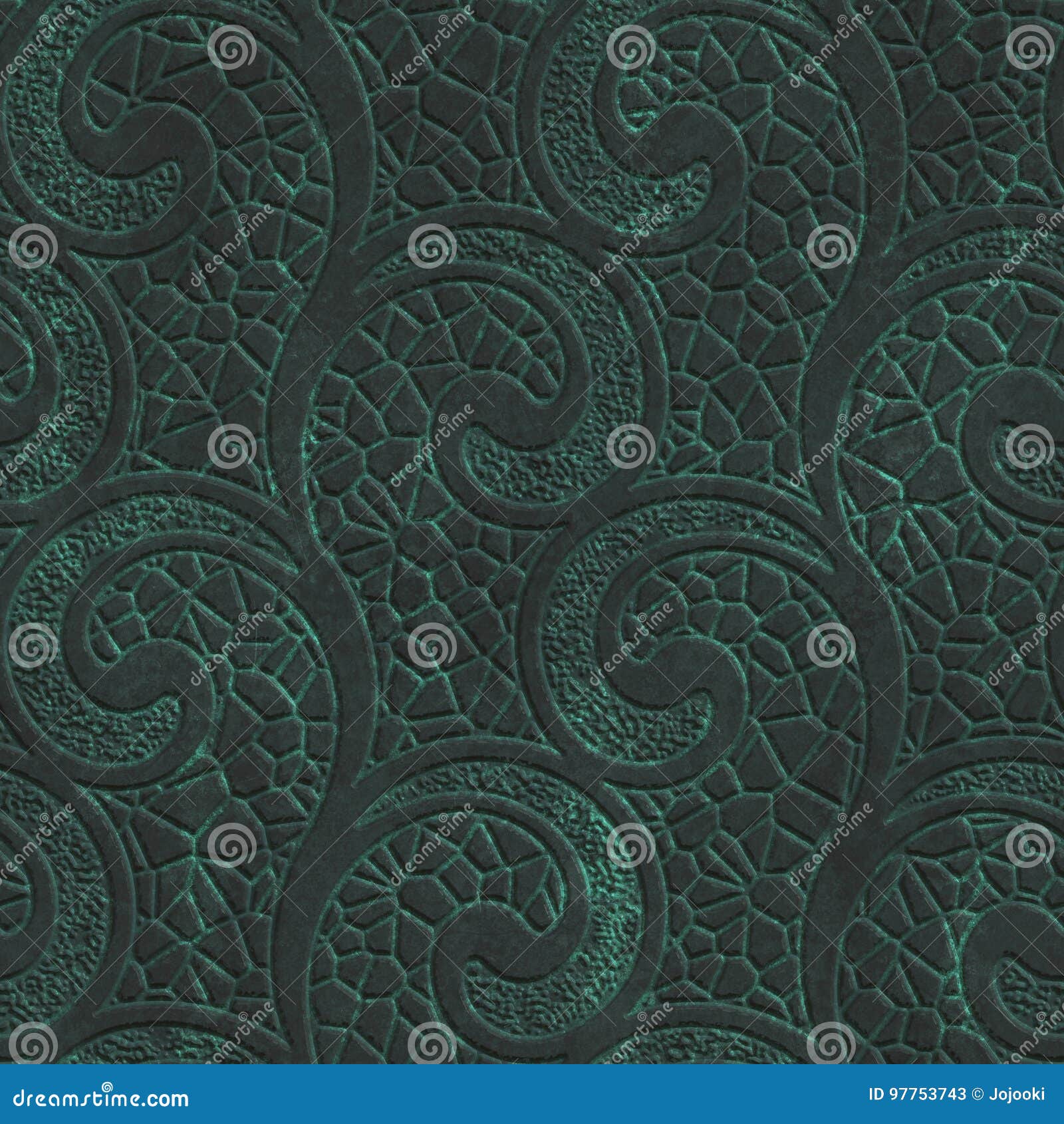 Copper Seamless Texture with Swirls Pattern on a Oxide Metallic ...