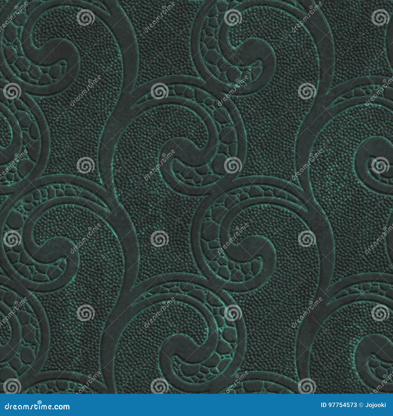 Copper Seamless Texture with Swirls Pattern on a Oxide Metallic ...