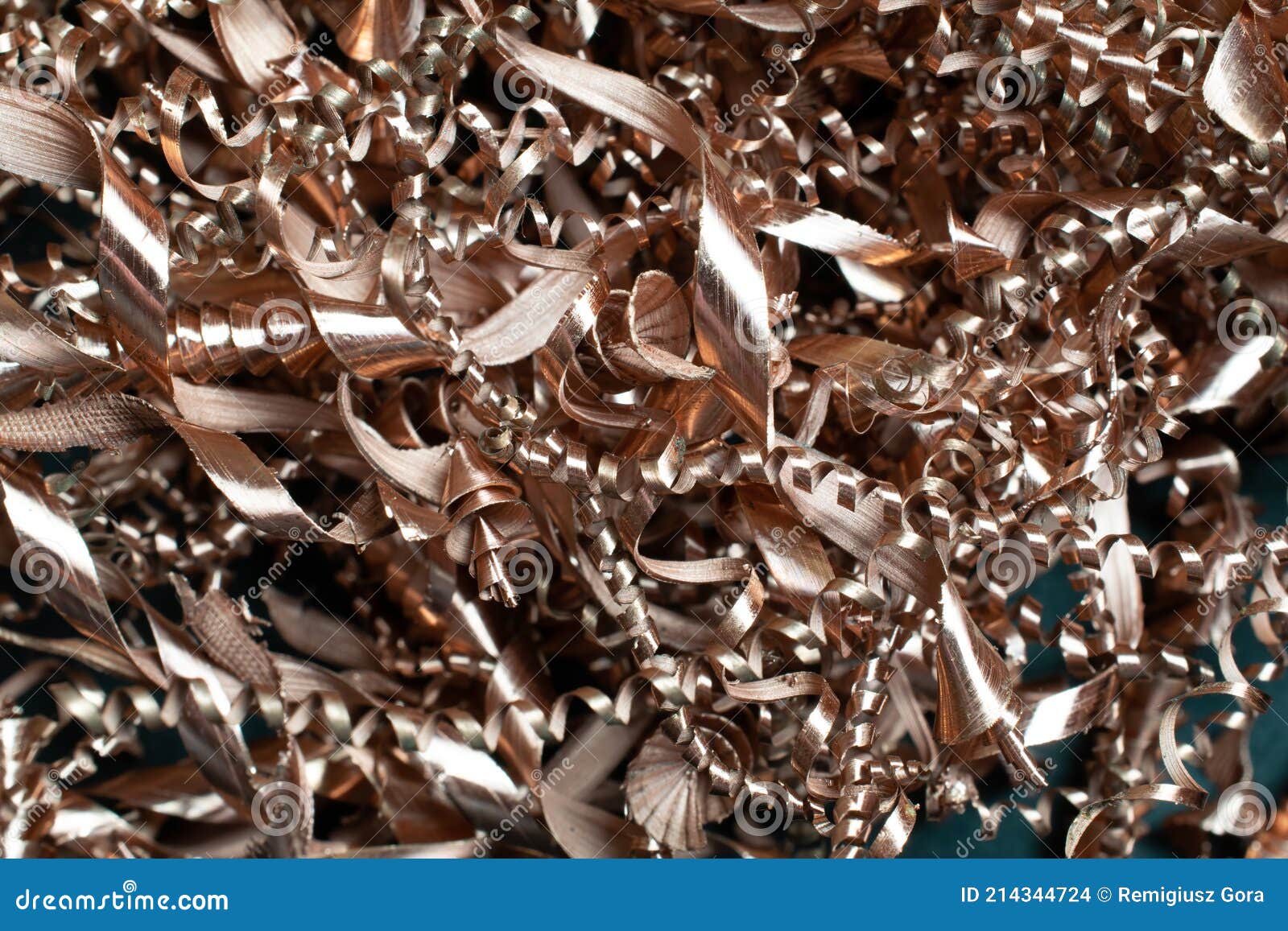 Copper Shavings in Macro on Tapete Stock Photo - Image of sharp ...