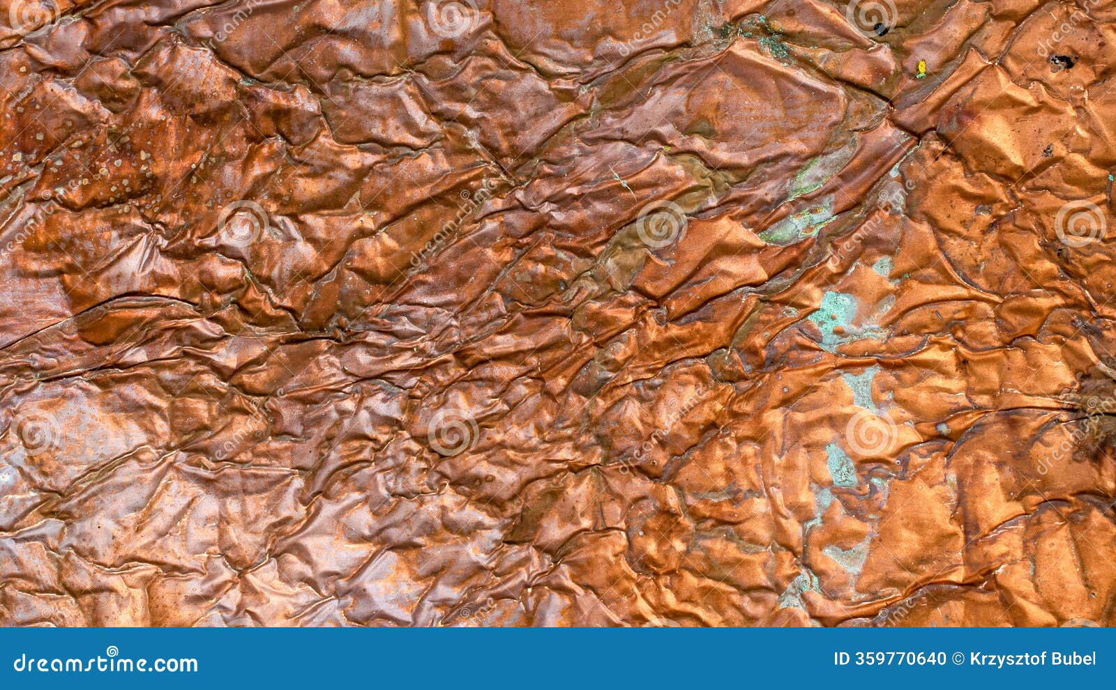 Copper Sheet with Colorful. Background or Textura Patterns Stock Photo ...