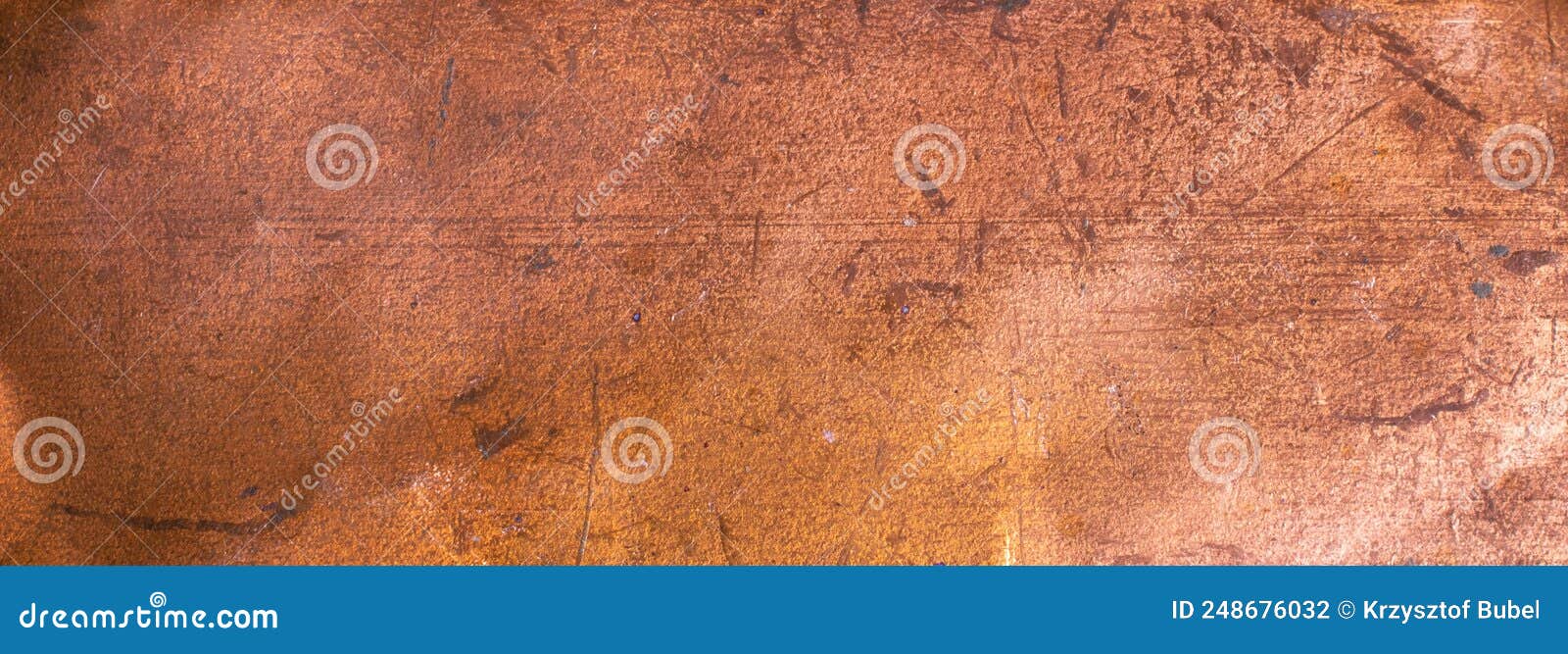 Copper Sheet with Colorful. Background or Textura Patterns Stock Photo ...