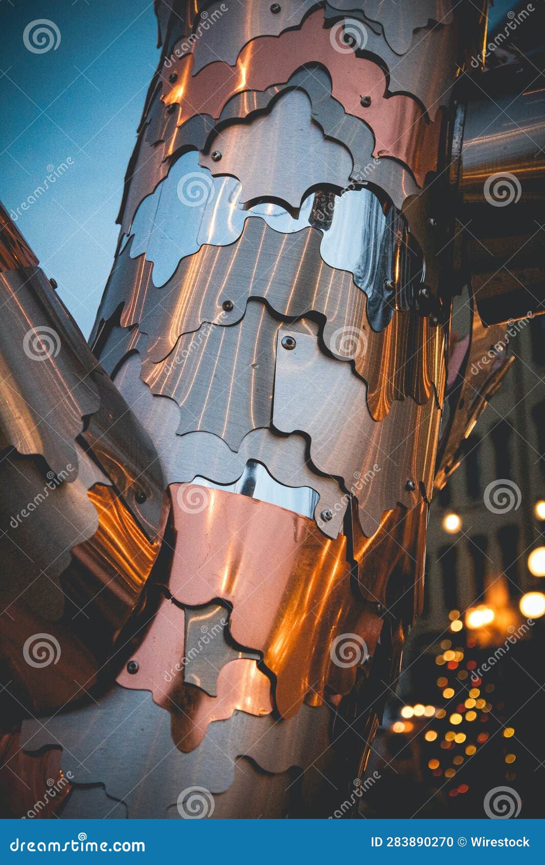 Close-up of a Metallic Structure Editorial Image - Image of texture ...
