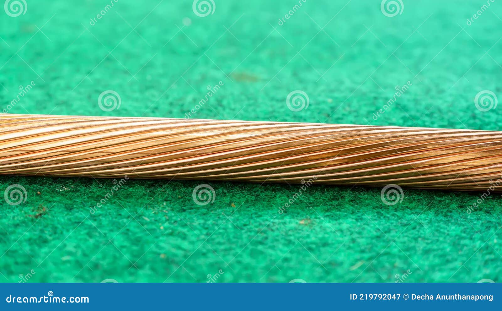 Copper Strands of Large Wires Stock Image - Image of closeup ...