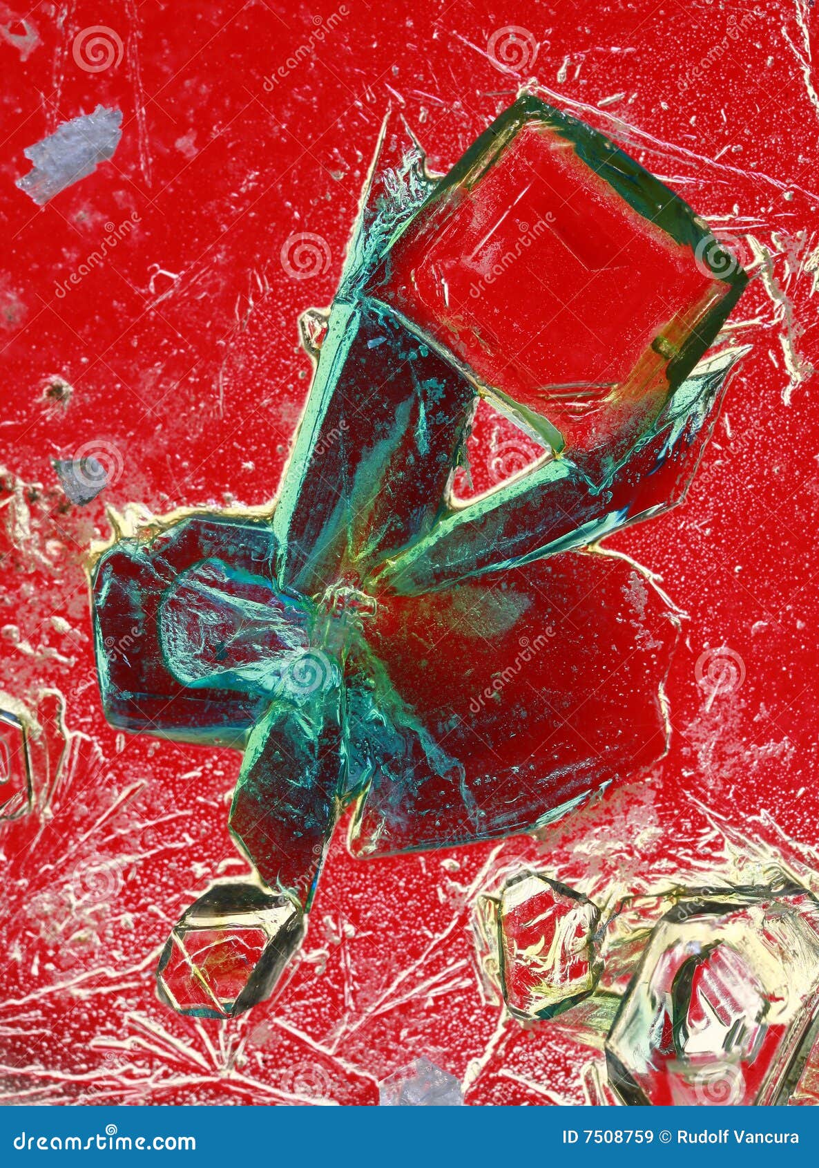 Copper sulfate crystals stock image. Image of lines, cube - 7508759