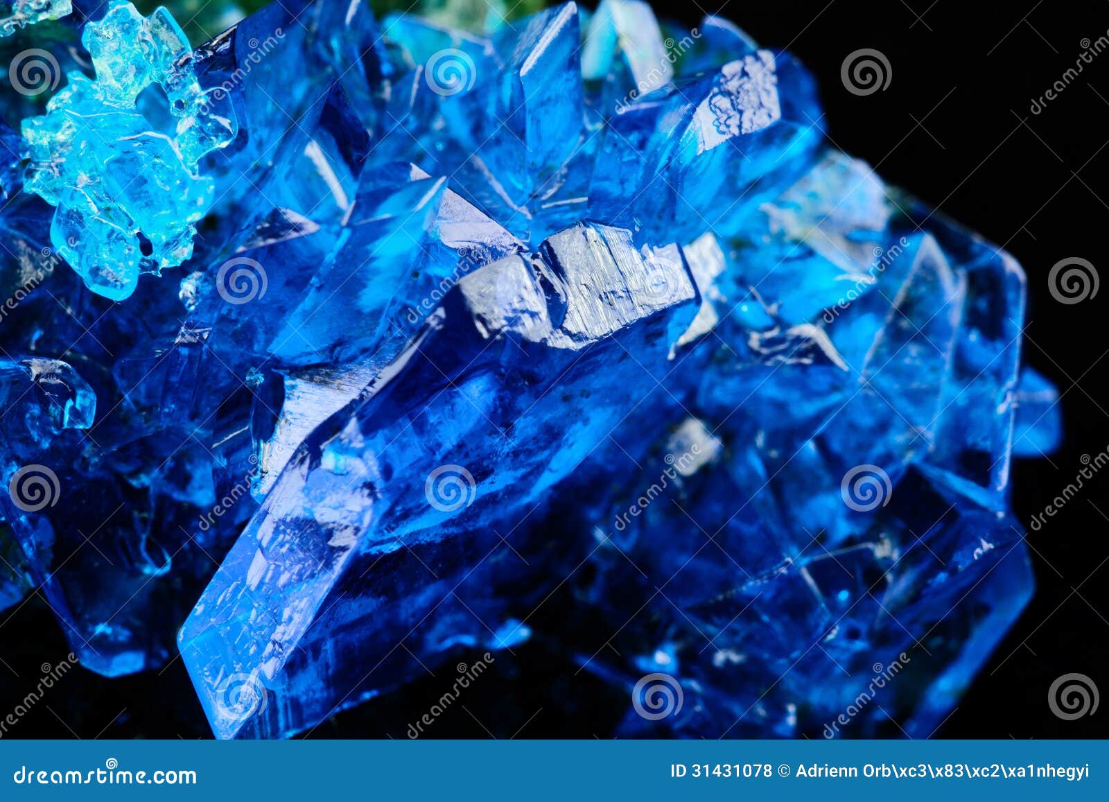 Copper sulfate stock photo. Image of copper, geology - 31431078