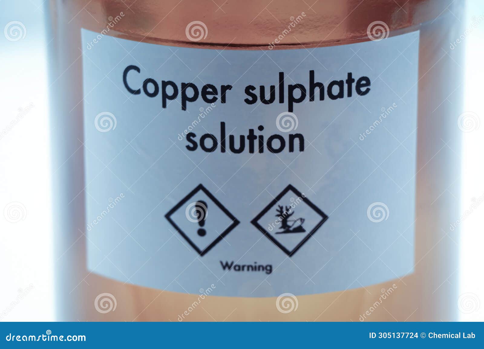Copper Sulphate in Bottle , Chemical in the Laboratory and Industry ...