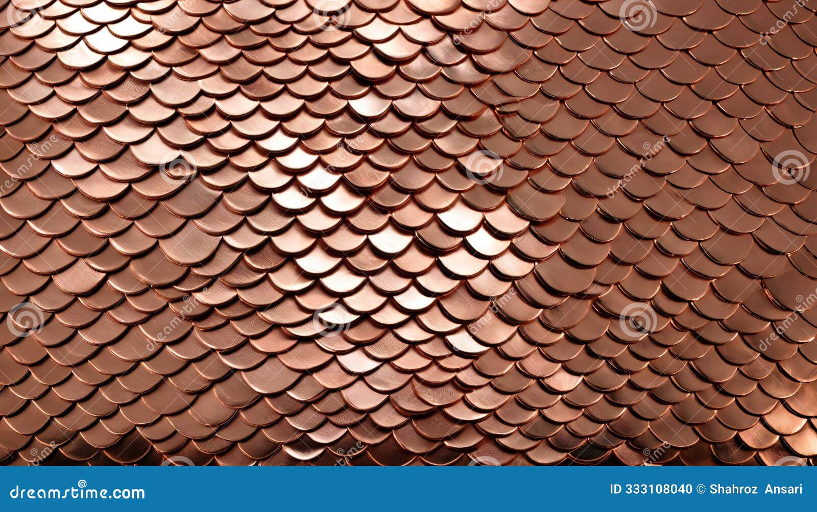 Copper Surface Resembling Fish Scales Stock Photo - Image of bronze ...
