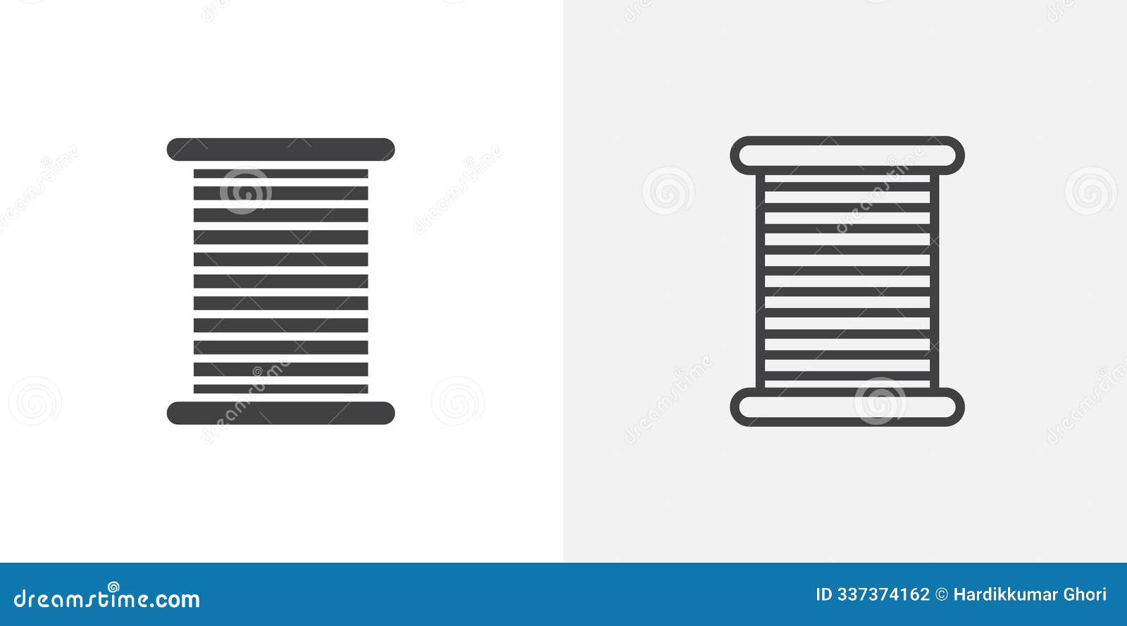 Copper Thin Line Vector Icon Set Stock Vector - Illustration of ...