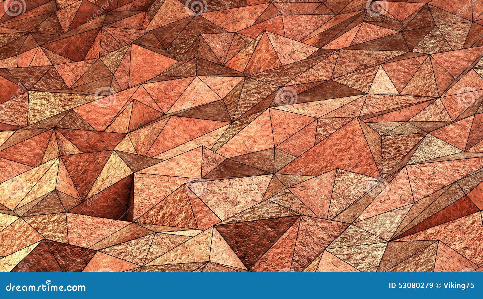 Copper Triangles Background Stock Illustration - Illustration of ...