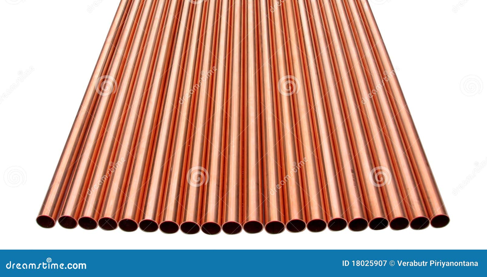 Copper Tube Group stock image. Image of cliping, cooling - 18025907