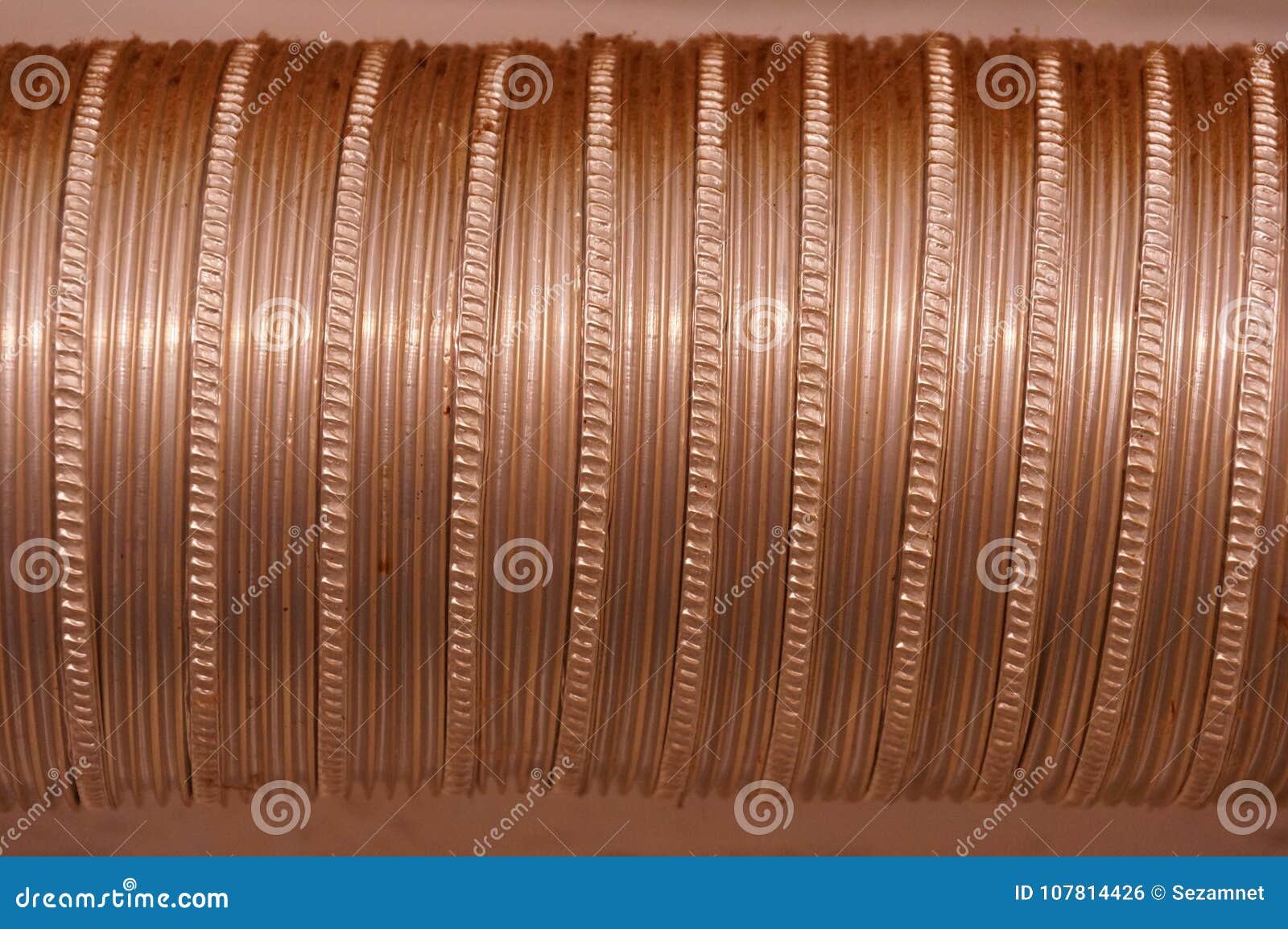 Copper tube texture stock photo. Image of texture, decoration - 107814426