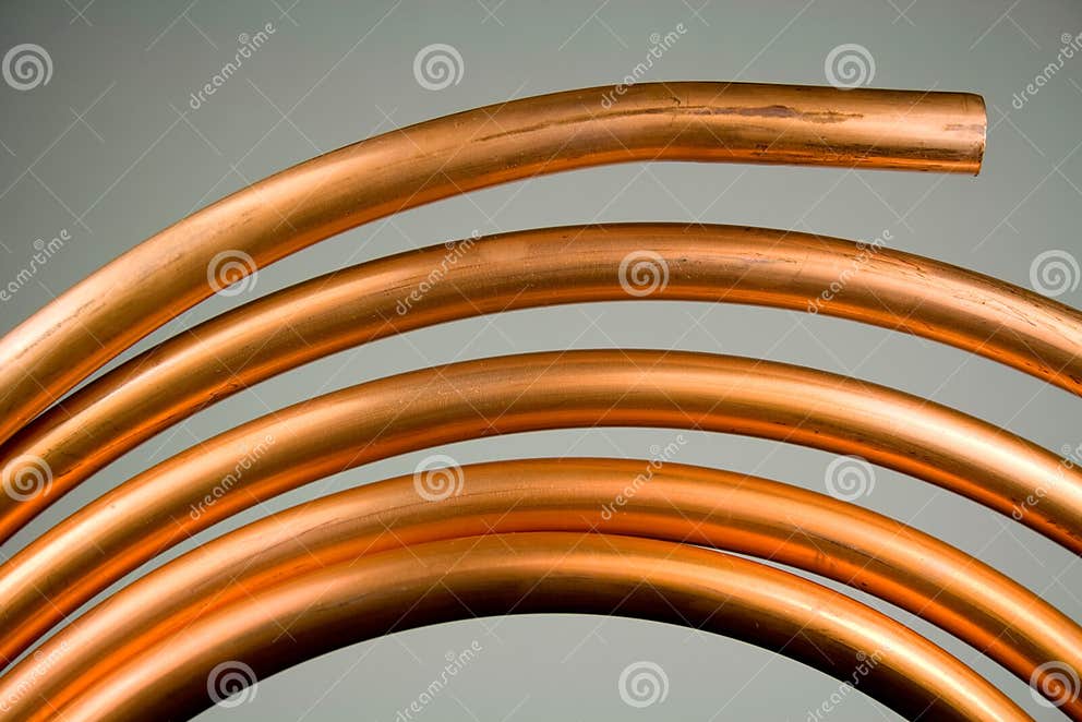 Copper Tubing stock image. Image of metal, trade, installing - 21602053