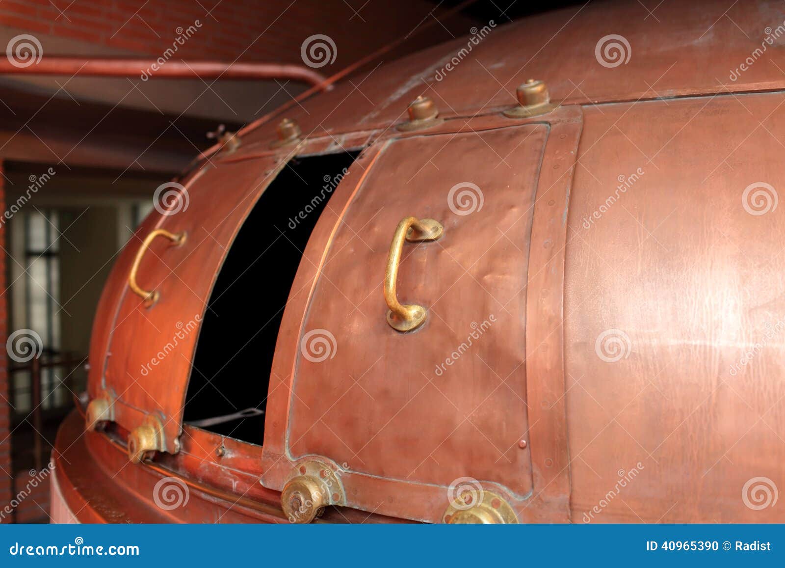 Copper vat stock photo. Image of industry, czech, container - 40965390