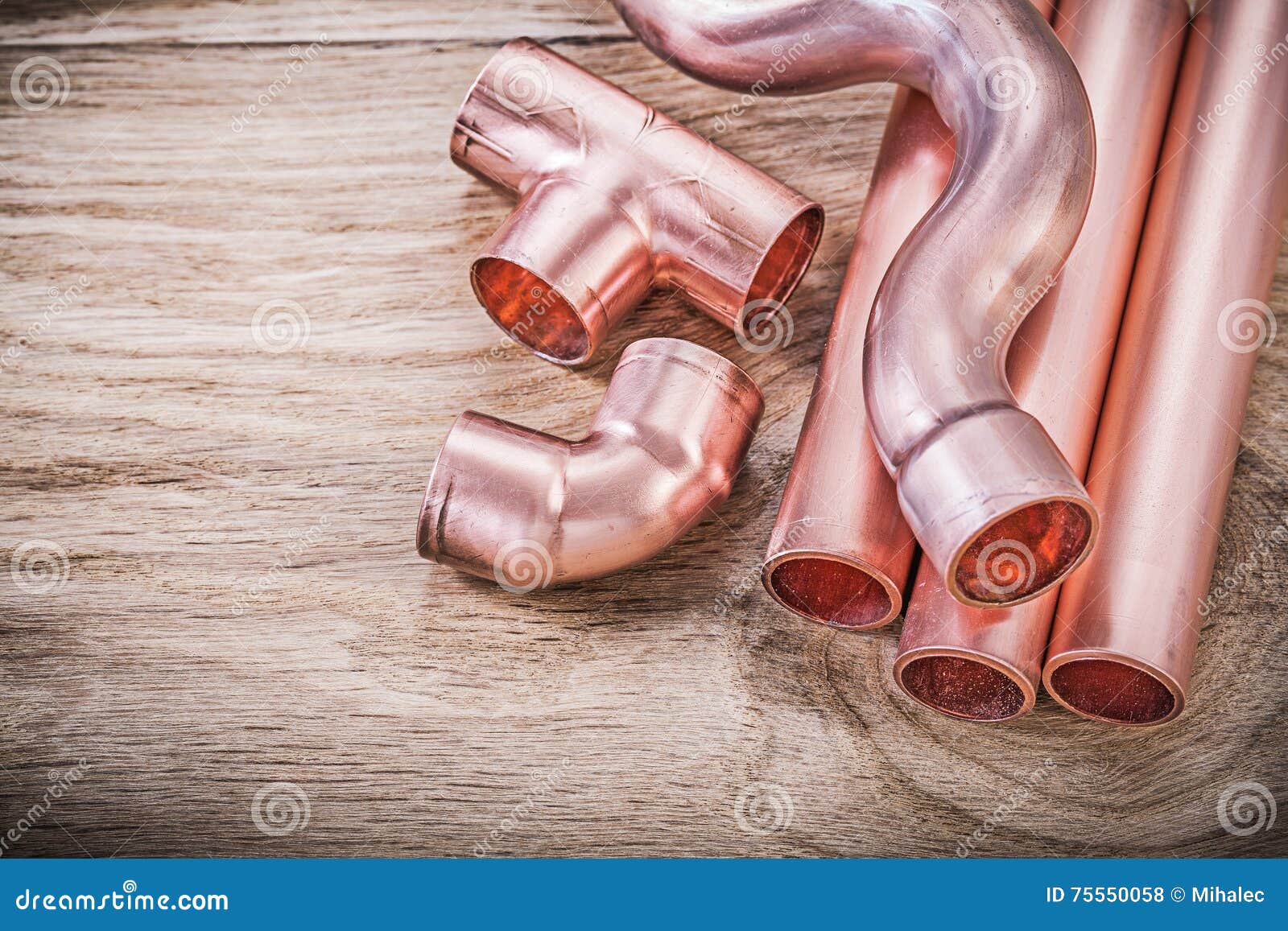 Copper Coupling For Plastic Pipes With Thread, For Connecting Hoses ...