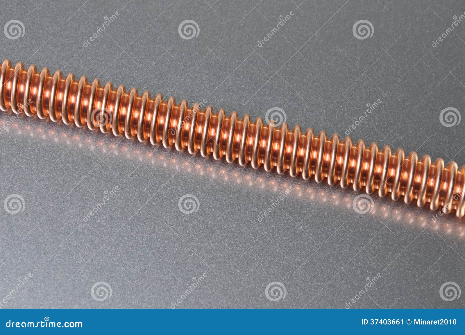 Copper waveguide stock image. Image of abstract, connect - 37403661