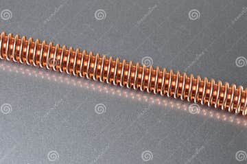 Copper waveguide stock image. Image of abstract, connect - 37403661