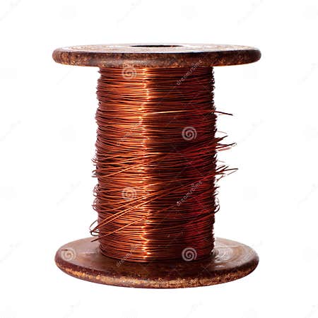 Copper wire stock photo. Image of isolated, communication - 12692514