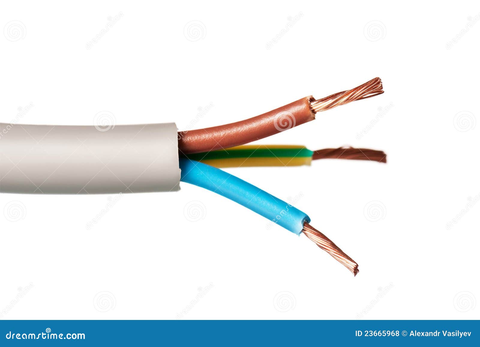 Copper Wire, Conductor Of Electricity Stock Photo | CartoonDealer.com ...