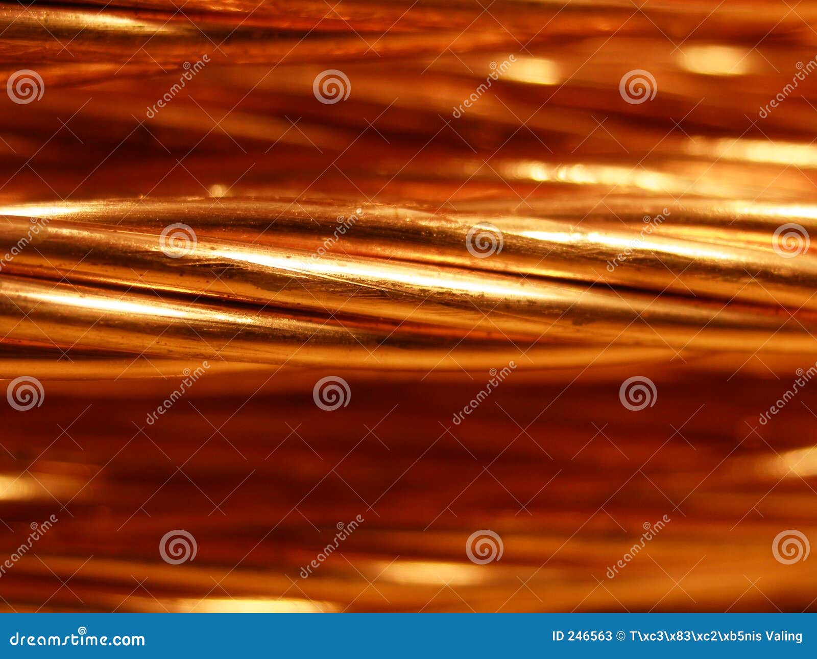 Copper wire stock image. Image of cable, spool, industry - 246563