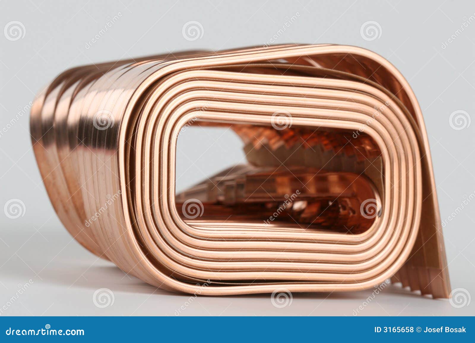 Copper Wire On Spool, Isolated On White Backgrounds, With Clipping ...
