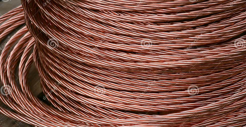 Copper wire stock image. Image of prices, wired, shine - 4398927