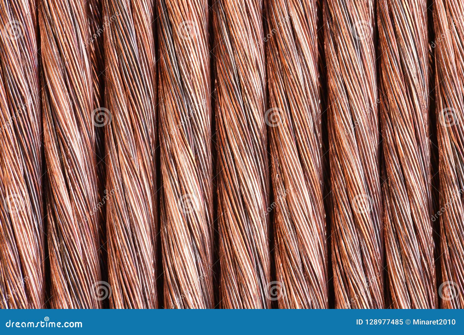 Copper Wire As Industrial Background Stock Image - Image of copper ...